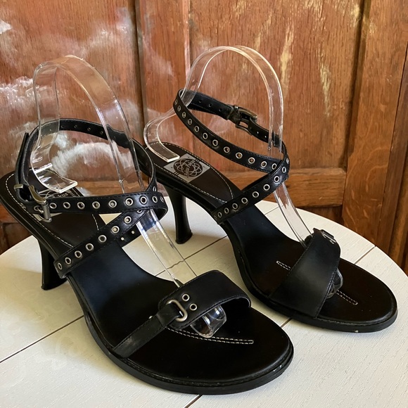 Hocus Pocus | Shoes | Hocus Pocus Black Strap 35 Inch Sandals | Poshmark